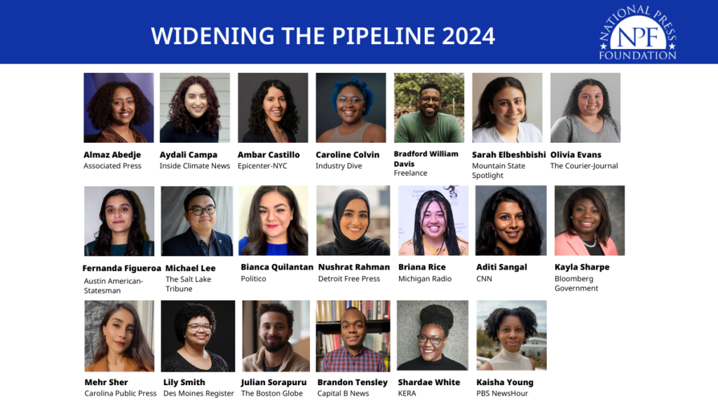 Npf Selects 20 Journalists For 2024 Widening The Pipeline Fellowship