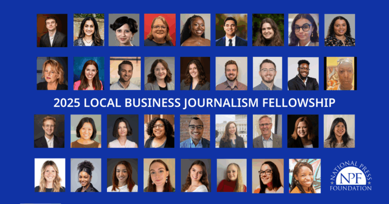NPF Names 35 Journalists for 2025 Local Business Journalism Fellowship ...